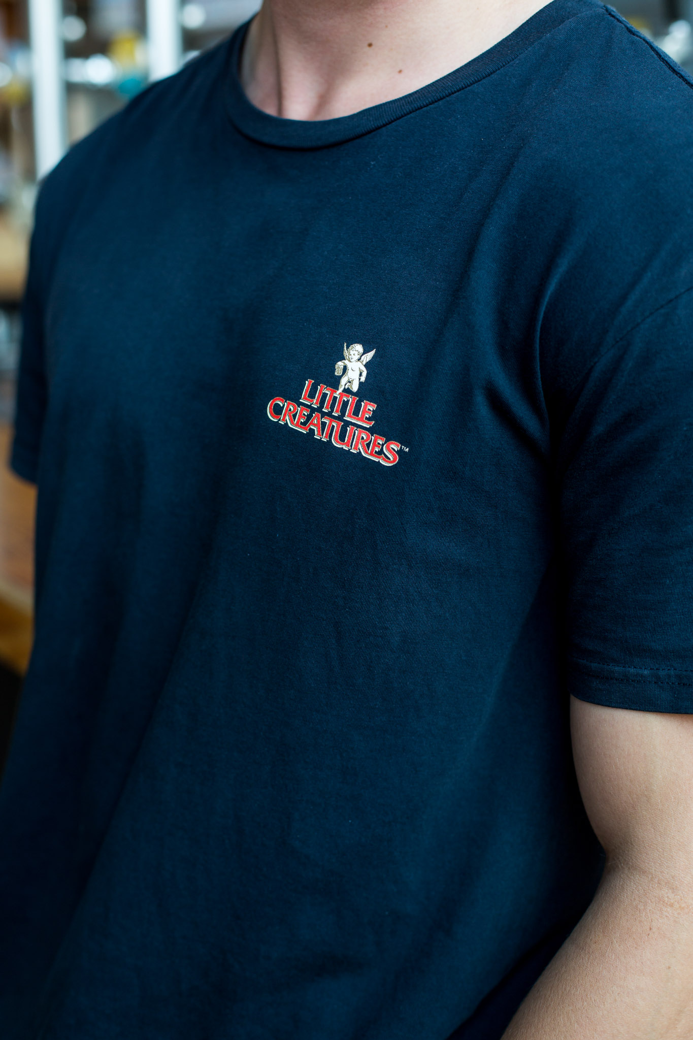 Little Creatures Navy Blue Logo T-Shirt - Little Creatures Australia Shop