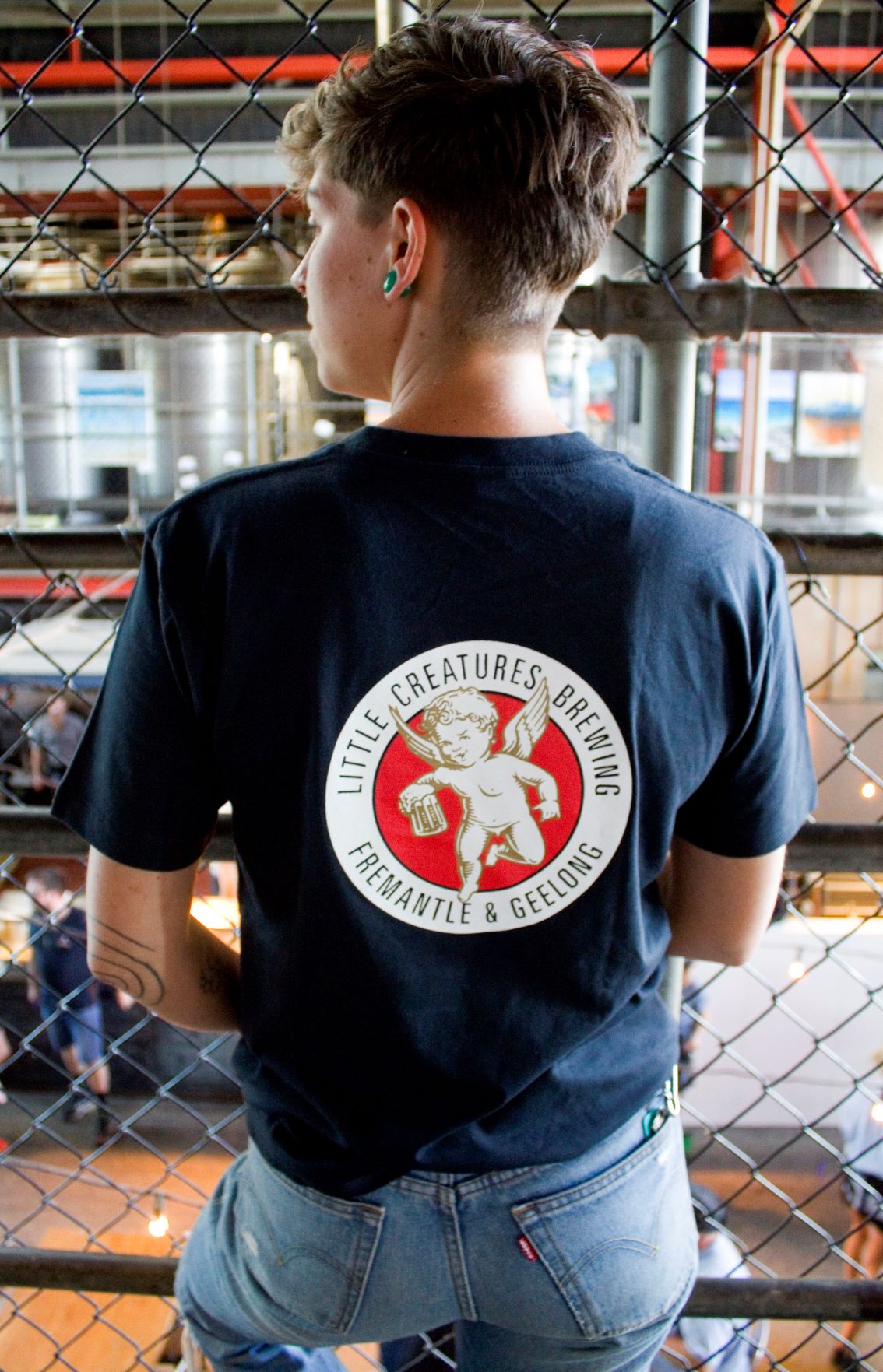 Little Creatures Navy Blue Logo T-Shirt - Little Creatures Australia Shop